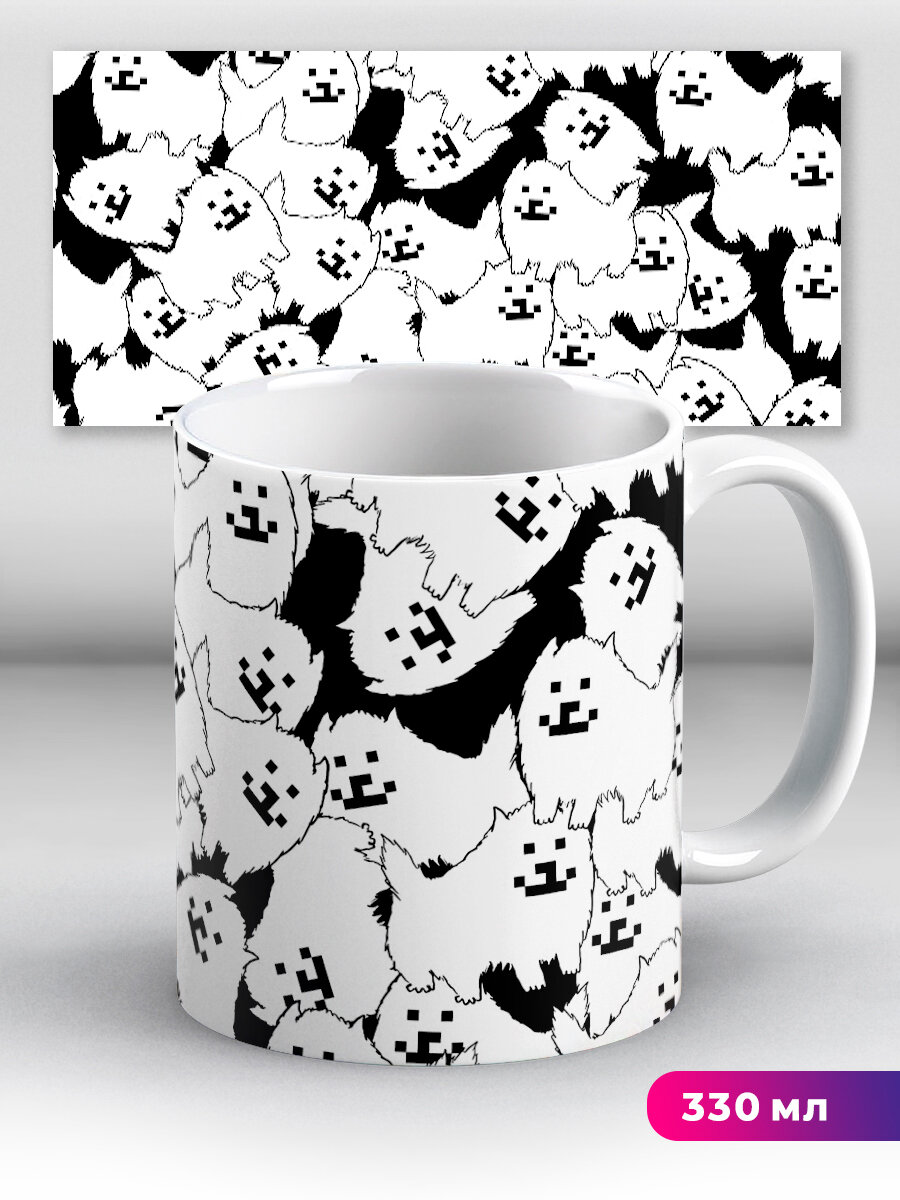 Кружка Undertale Андертейл Надоедливая собака пес Тоби Фокс