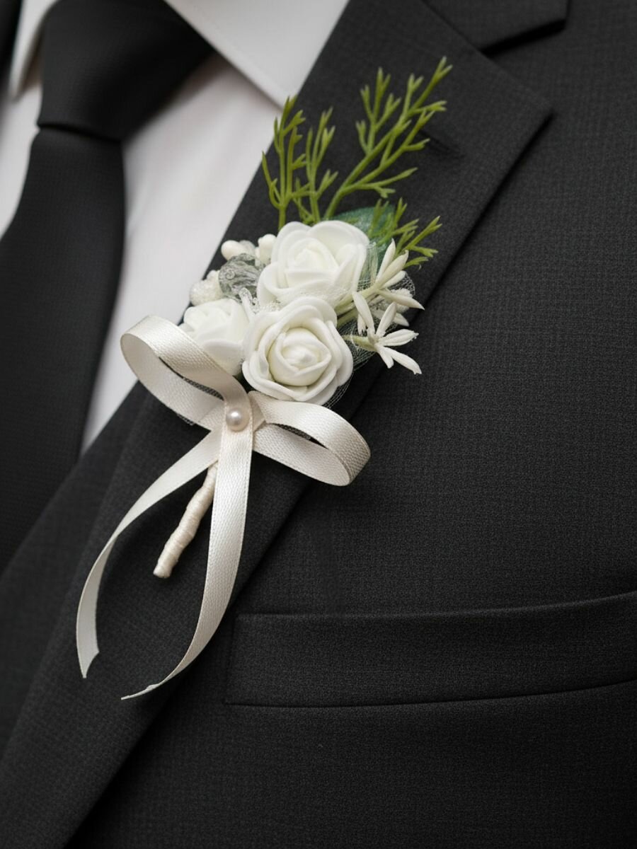 Бутоньерка для жениха или свидетеля