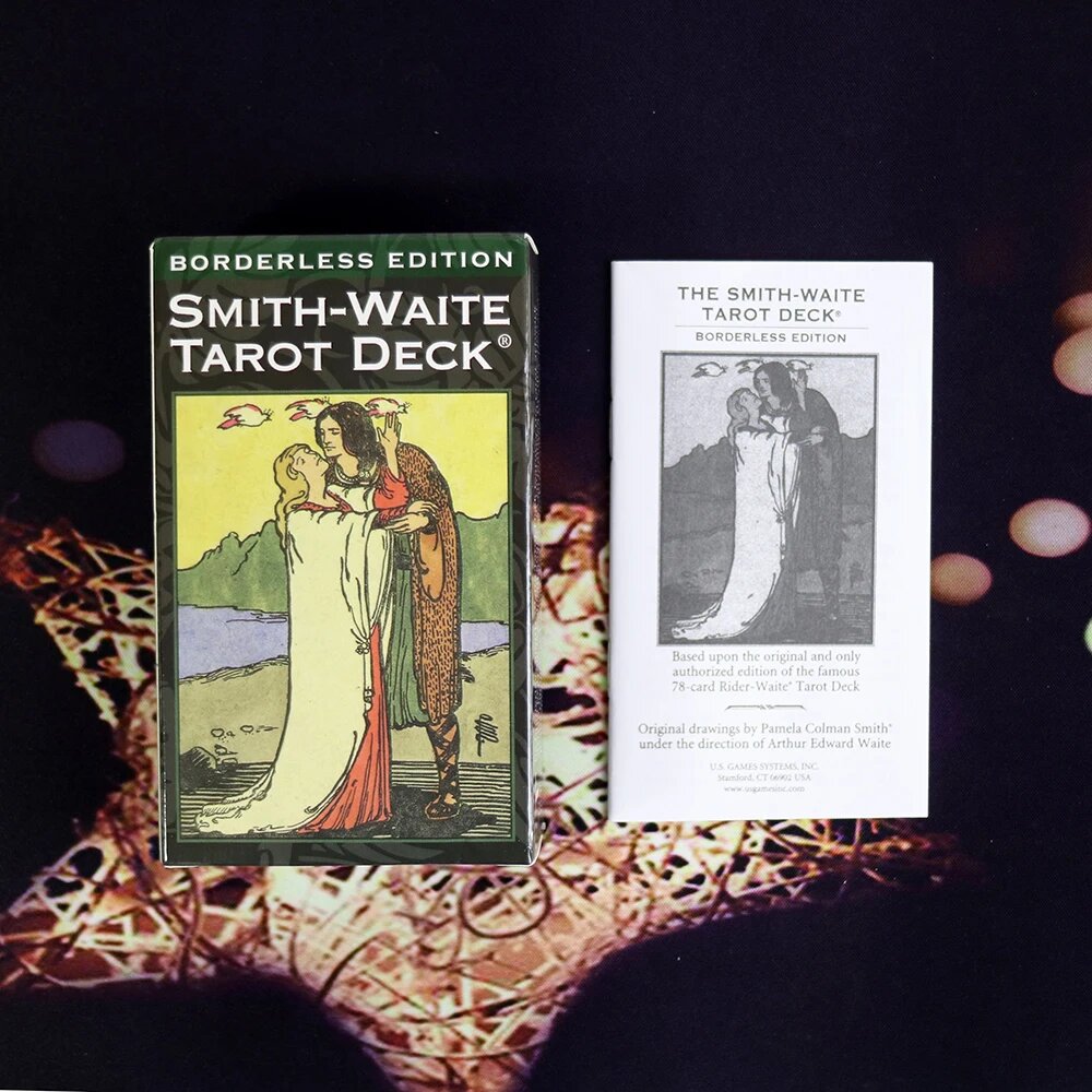 Smith-Waite Tarot Borderless Edition с направляющими картами