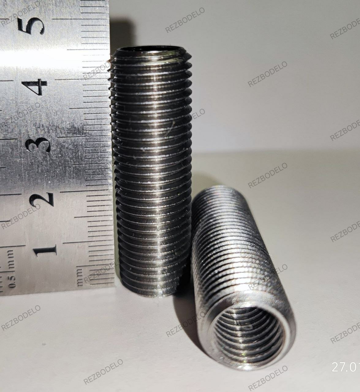 Футорки под болт ГБЦ М11х1,5 длина 45мм, ст 20, к-т 10 шт.