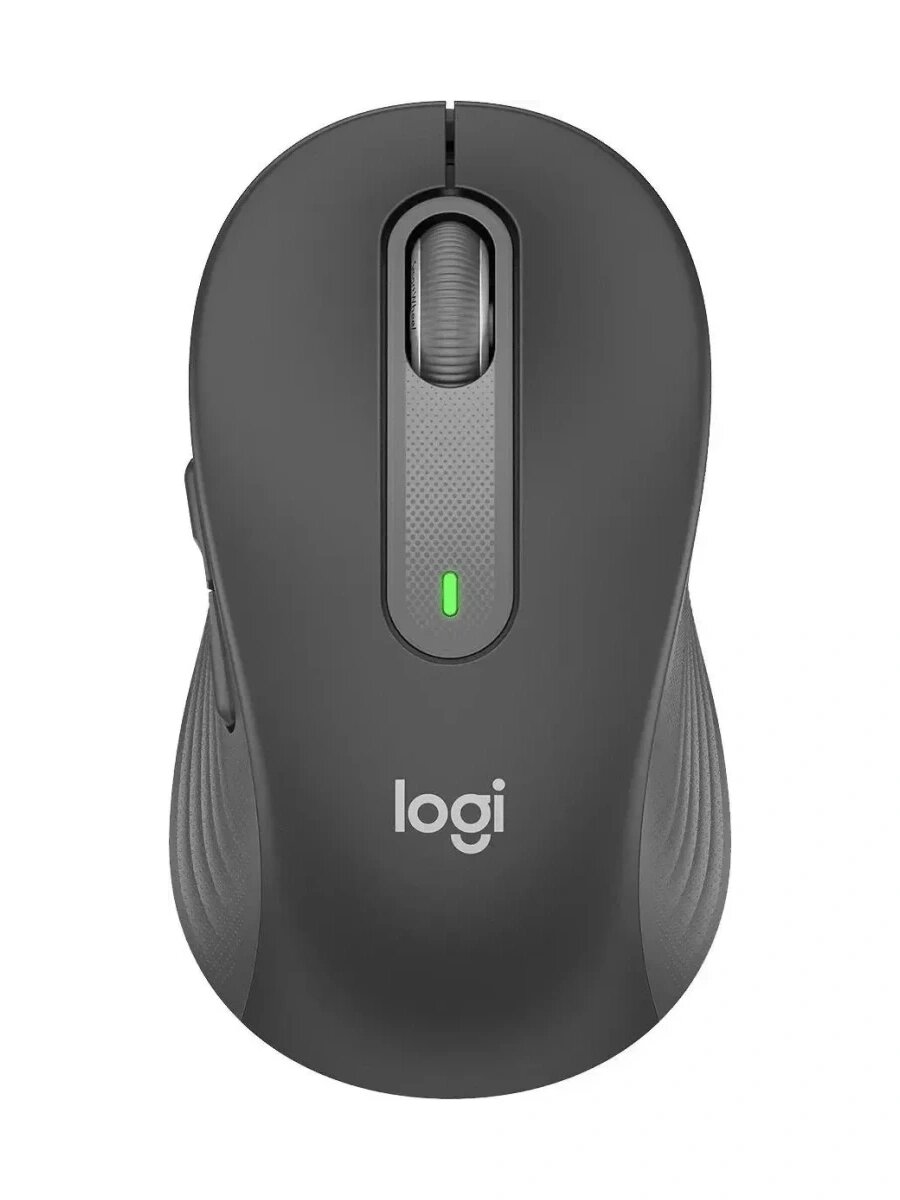 Мышь Logitech M650 L черный оптич. 4000dpi silent беспров. BT/Radio USB 5but (910-006350)