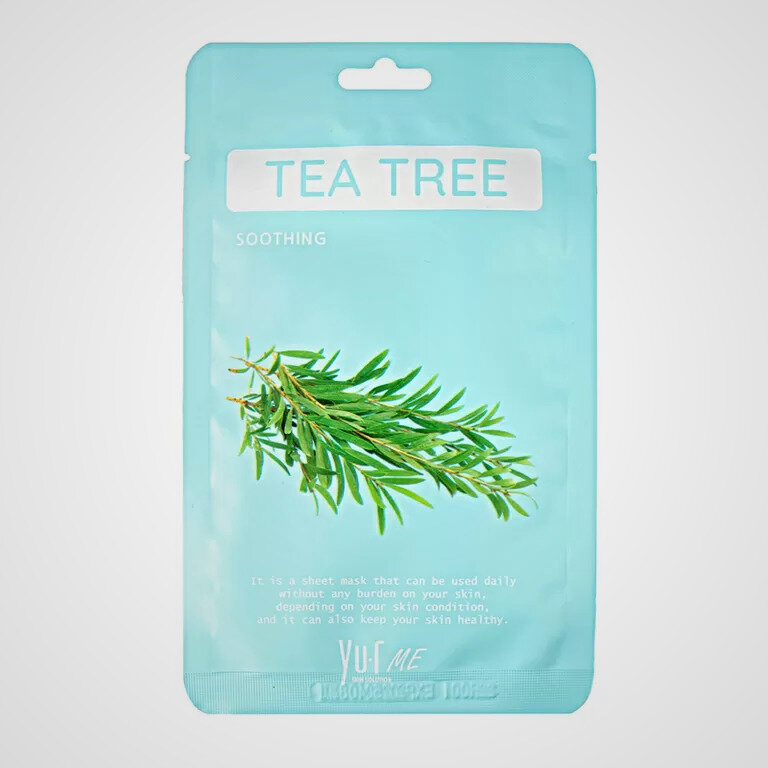 Тканевая маска для лица с экстрактом чайного дерева Yu.R Me Tea Tree Sheet Mask Маска 25 мл