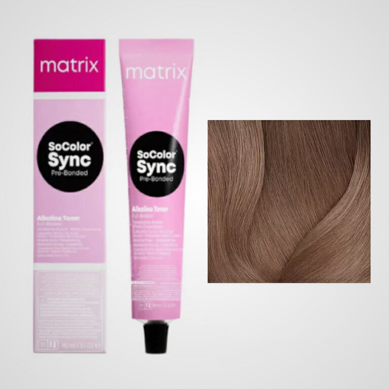 Краска для волос Super Sync Pre-Bonded 8NN 90 мл MATRIX Super Sync Pre-Bonded 8NN Краска 90 мл