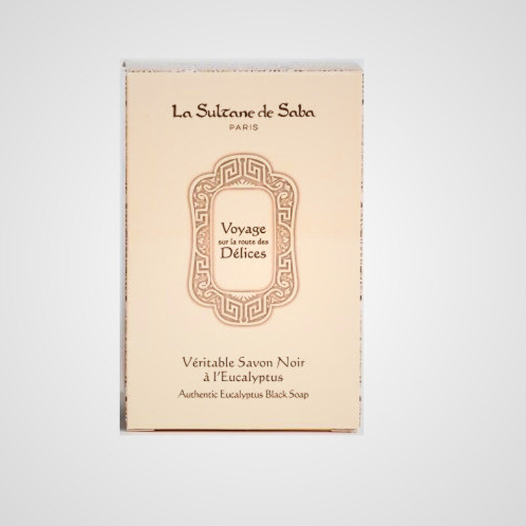 Чёрное мыло с эвкалиптом 300 мл La Sultane de Saba Authentic Black Soap Eucalyptus Мыло 300 мл