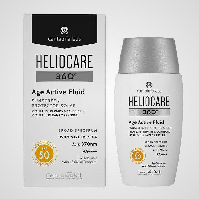 Солнцезащитный омолаживающий флюид с SPF 50 50 мл HELIOCARE Age Active Fluid Sunscreen Флюид 50 мл