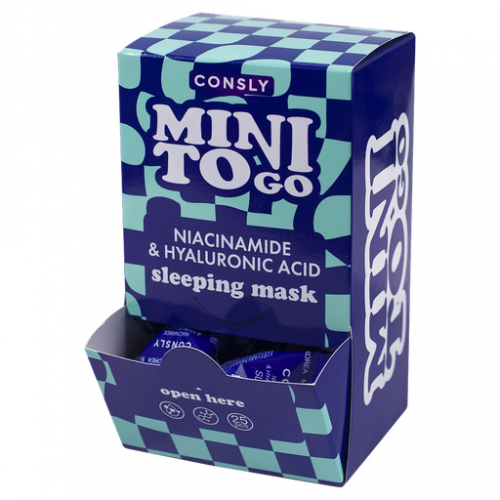 Ночная маска для лица Consly с комплексом гиалуроновых кислот, 5г*25шт