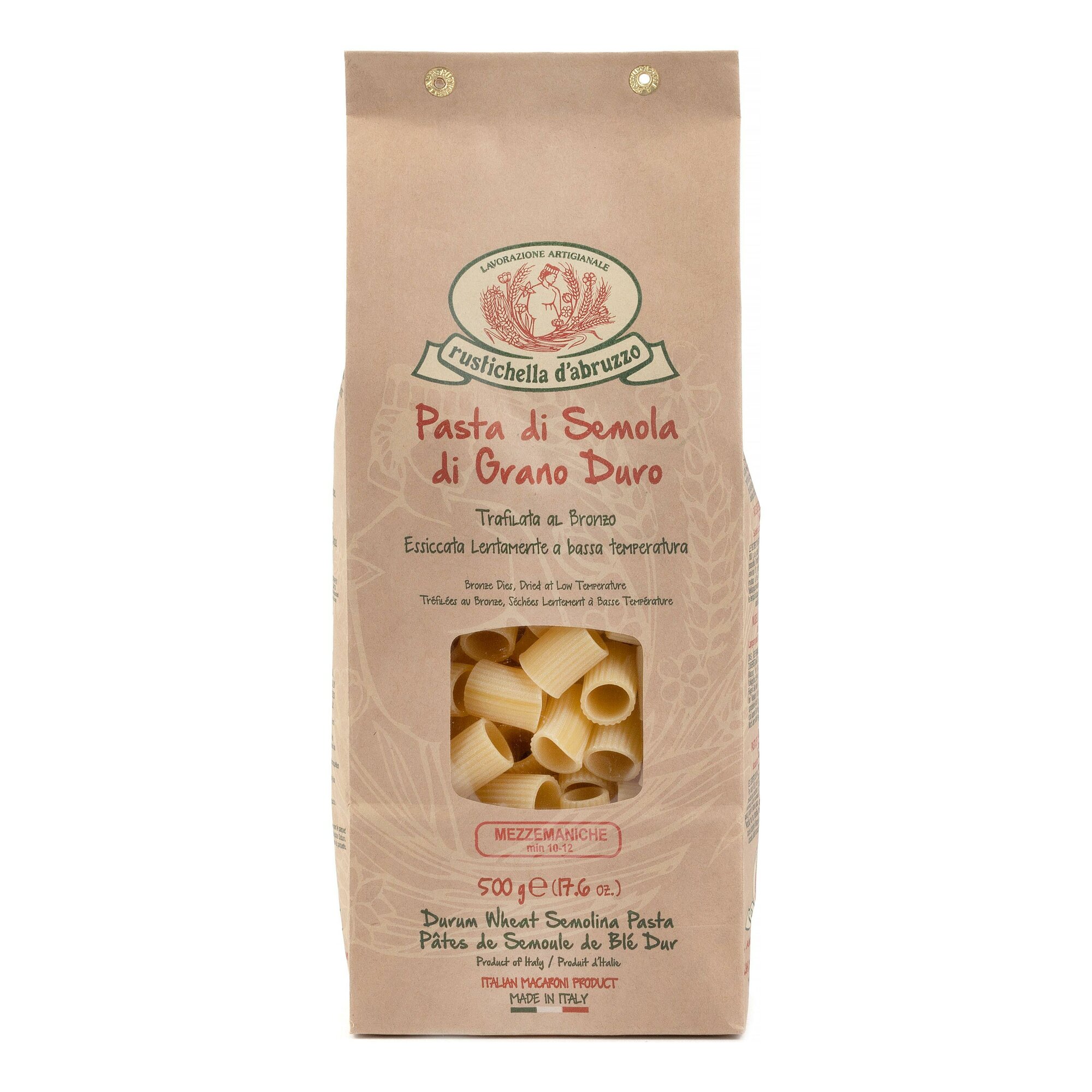 Макаронные изделия без яиц Медземаника Rustichella d'Abruzzo, 500 г
