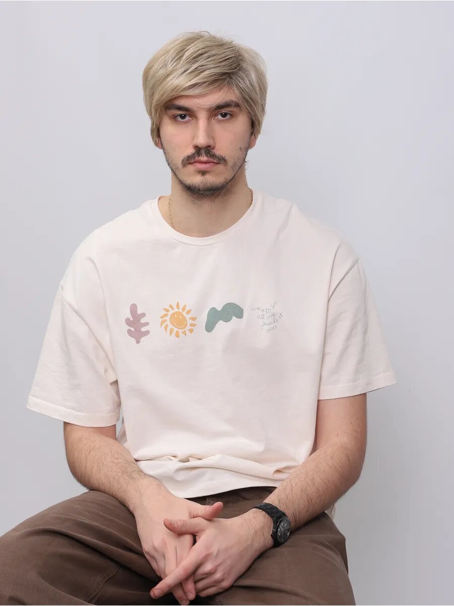 Парик TIARA, искусственный волос, бежевые блонд, длина 10 см