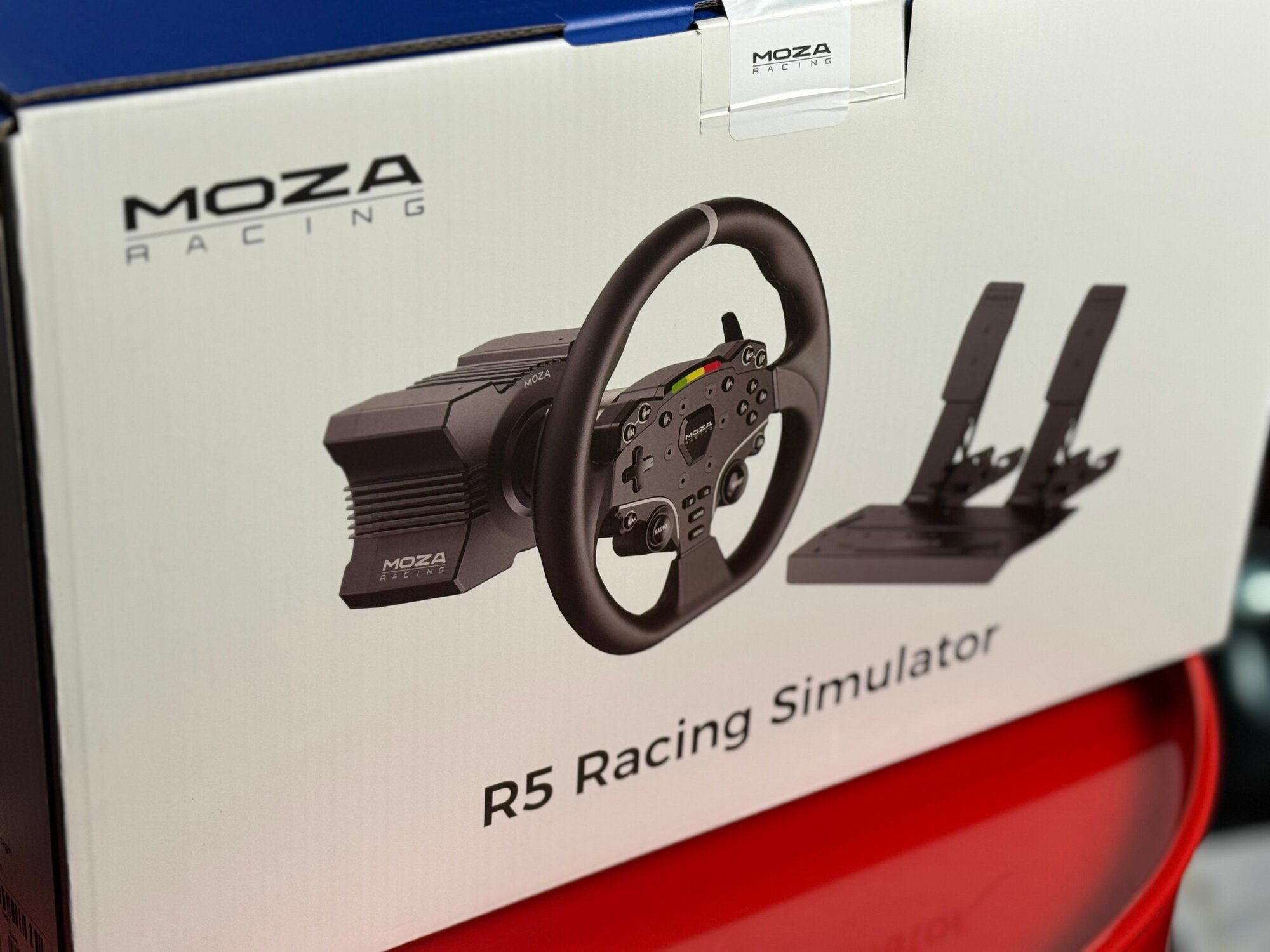 Moza R5 Вundle 3 Педали — База, Руль, Педали газ, тормоз, сцепление, Direct Drive, черный — фото 1