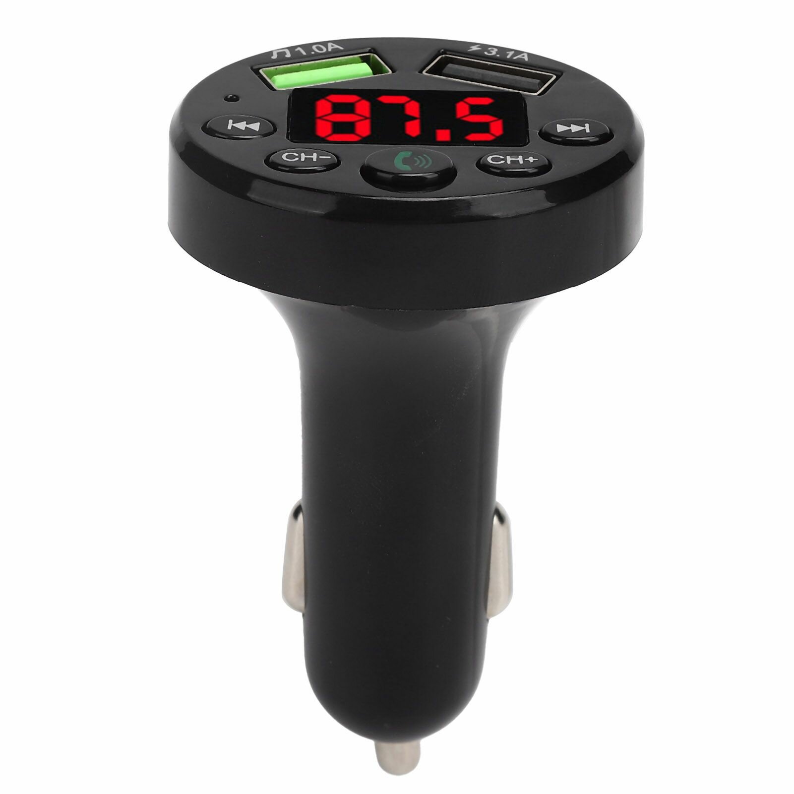 Авто FM-передатчик E6, Bluetooth 5.0, двойная USB зарядка