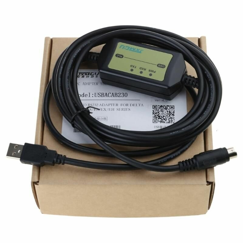 Кабель программирования PLC Delta USB-ACAB230