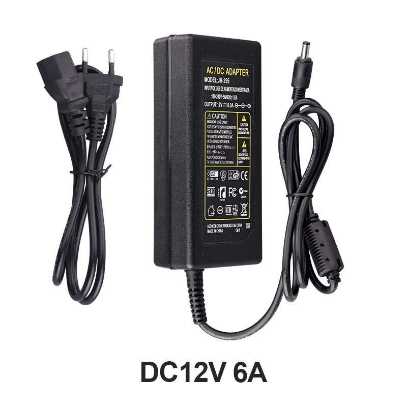 Трансформатор освещения DC12V 1A-10A 12V6A