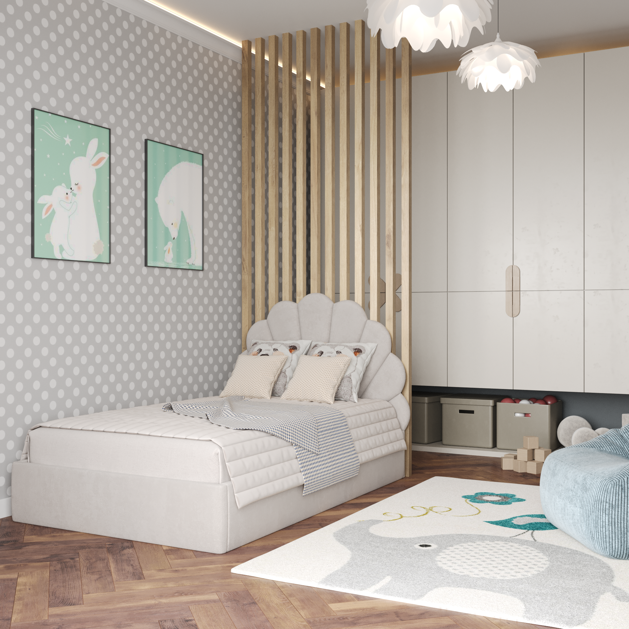 Кровать "Ракушка", двуспальная, подъёмный механизм, велюр премиум , ортопедический каркас