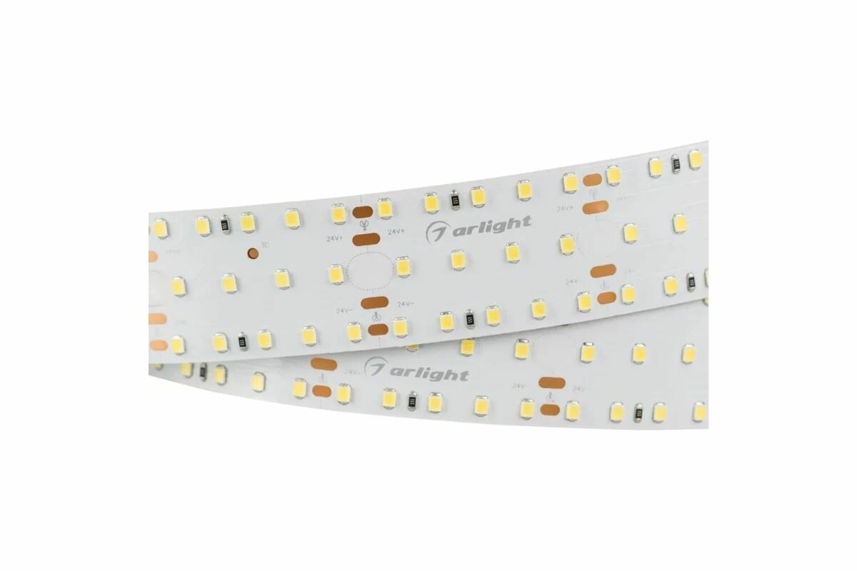 Лента S2-2500 24V Day 4000K 34mm (2835, 280 LED/m, LUX) (Arlight, 25 Вт/м, IP20)