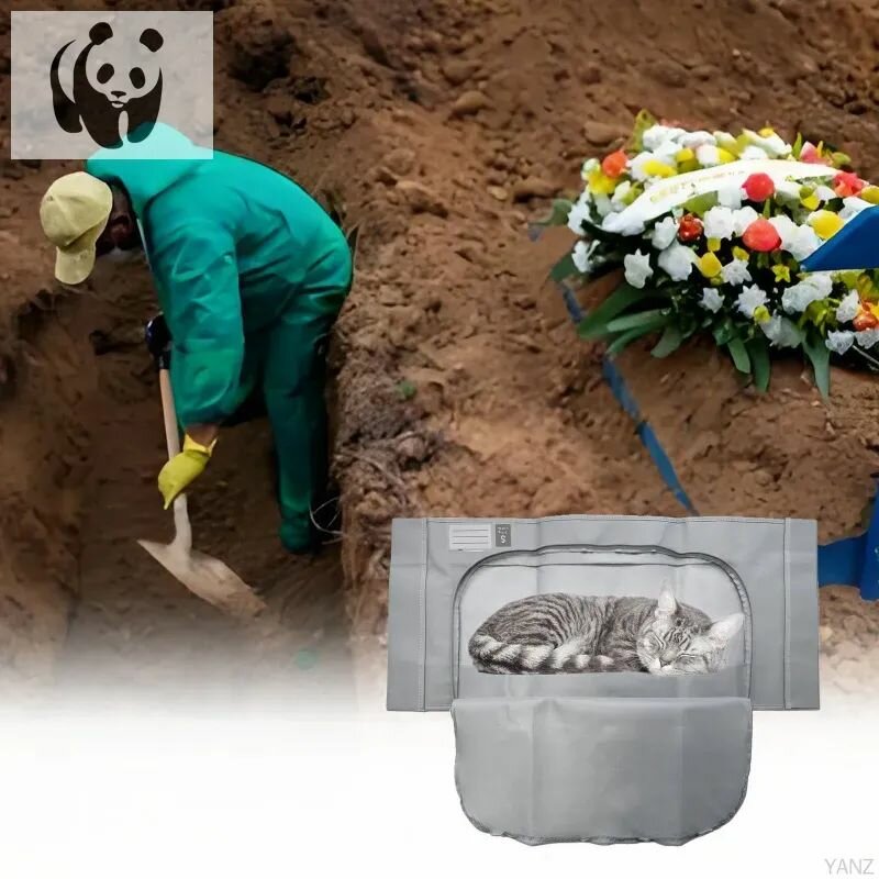 Сумка для туш животных Cadaver, водонепроницаемая, с предотвращением потери запаха, для собак и питомцев, размер S 9.3 x 24.2 дюйма (4.4 - 19.8 фунта), 1 шт.