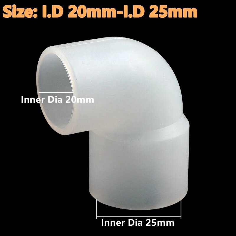 Силиконовый уголок I.D 20mm-I.D 25mm, 1 шт.