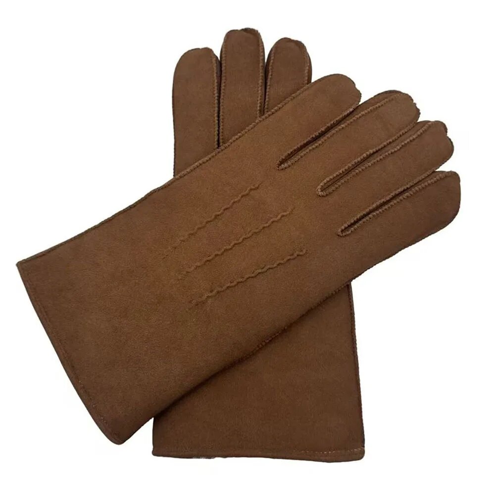 Мужские кожаные перчатки Brown