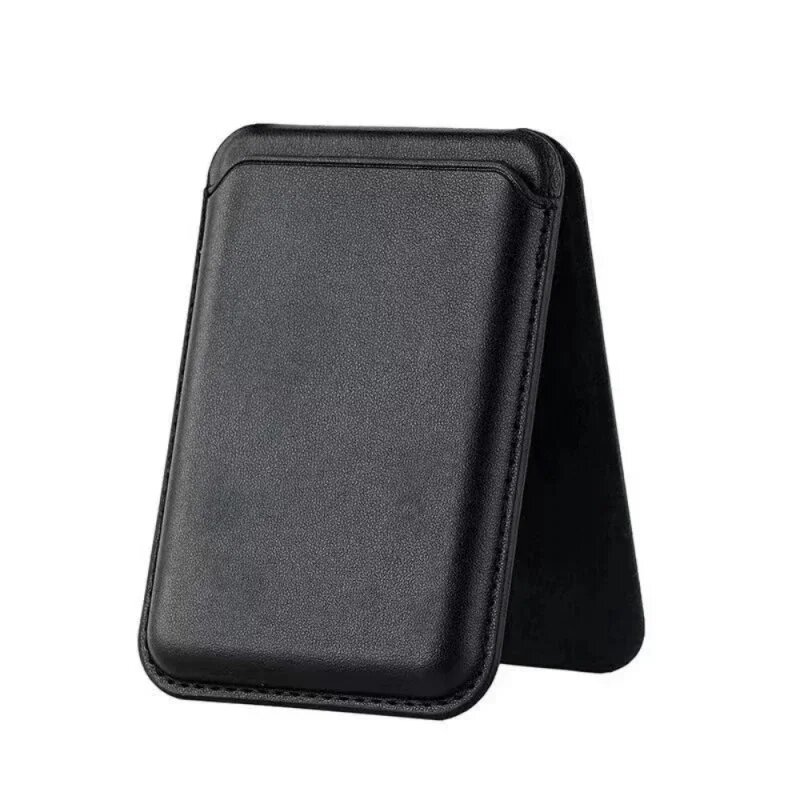 Магнитный Кожаный Кошелек С Потайной Подставкой Для MagSafe iPhone 16/15/14/13/12/11 Pro, Держатель Для Карт