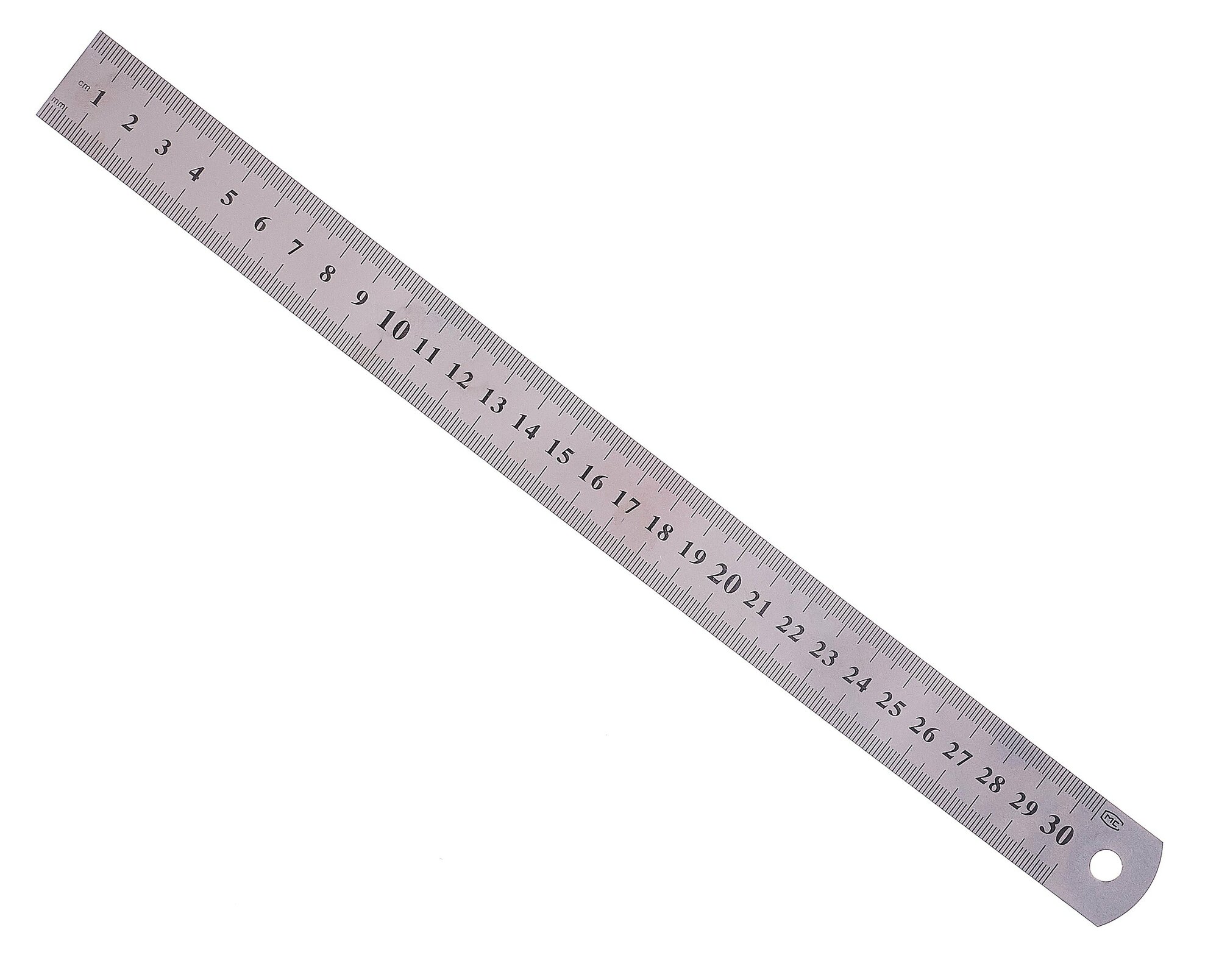 Линейка 30см металлическая, GoodMark