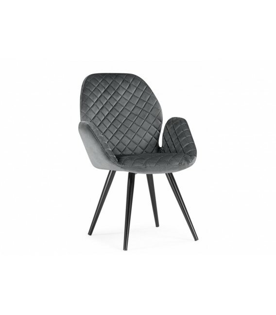 Кресло Мельк поворотное графит / черный 9665372