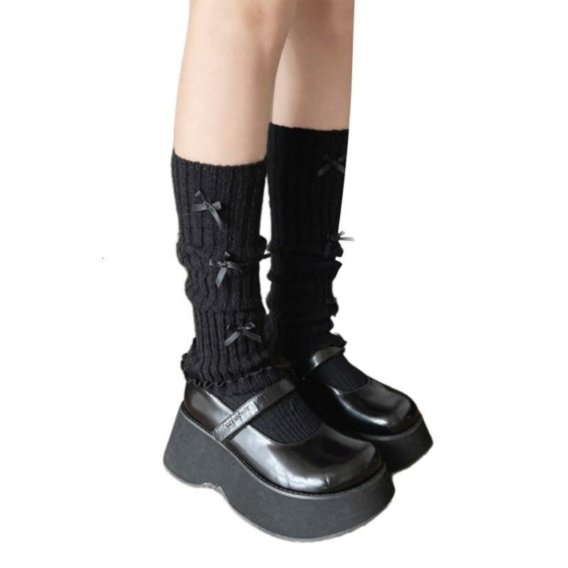 Гетры женские вязаные, Черный