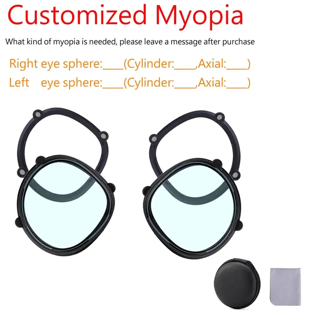 Линзы для Oculus Quest 2 Quest 3S CMOTPETB для близорукости Prescription Lenses