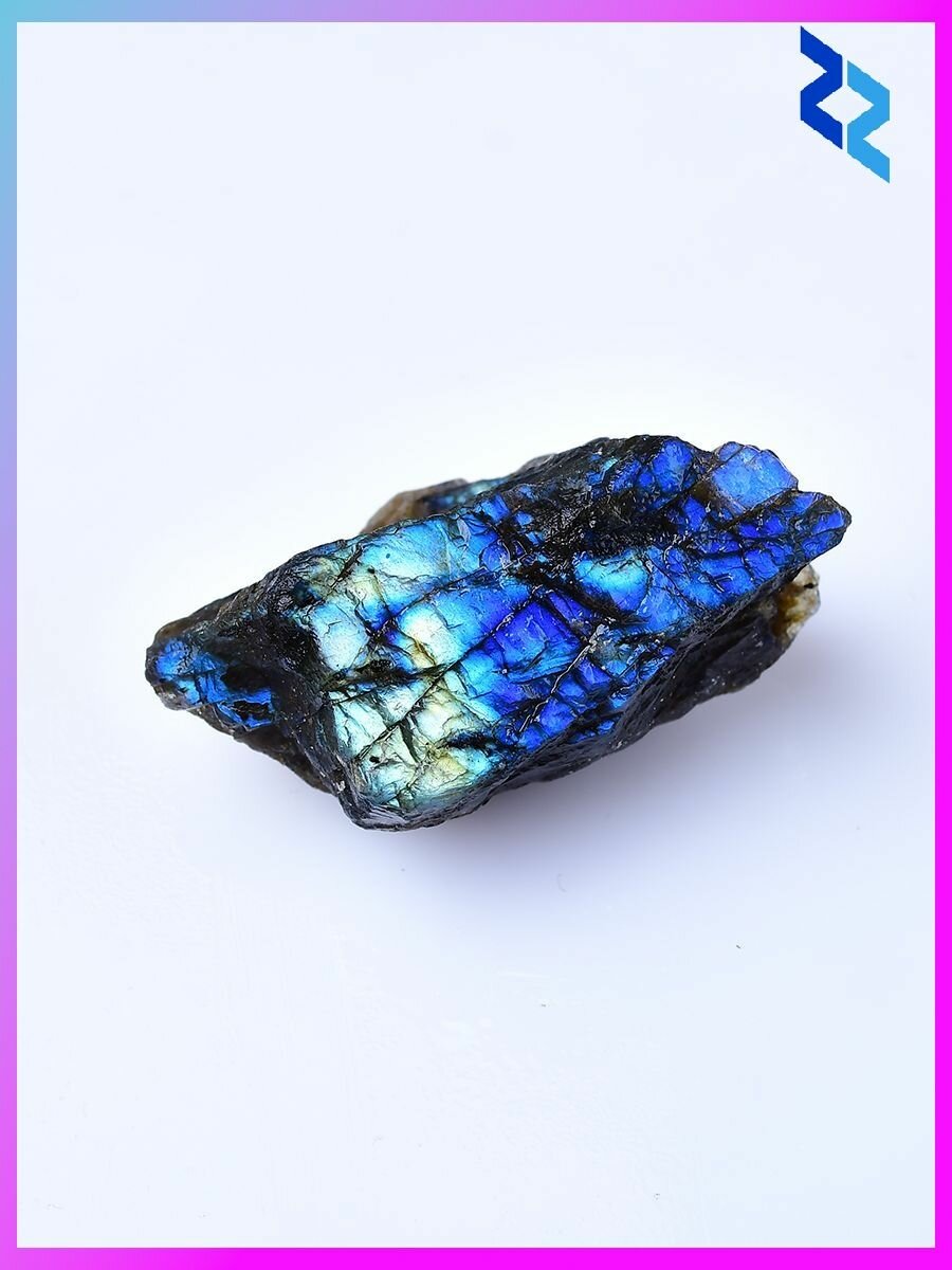 Натуральный камень лабрадорит , необработанный (3-6см 1шт)