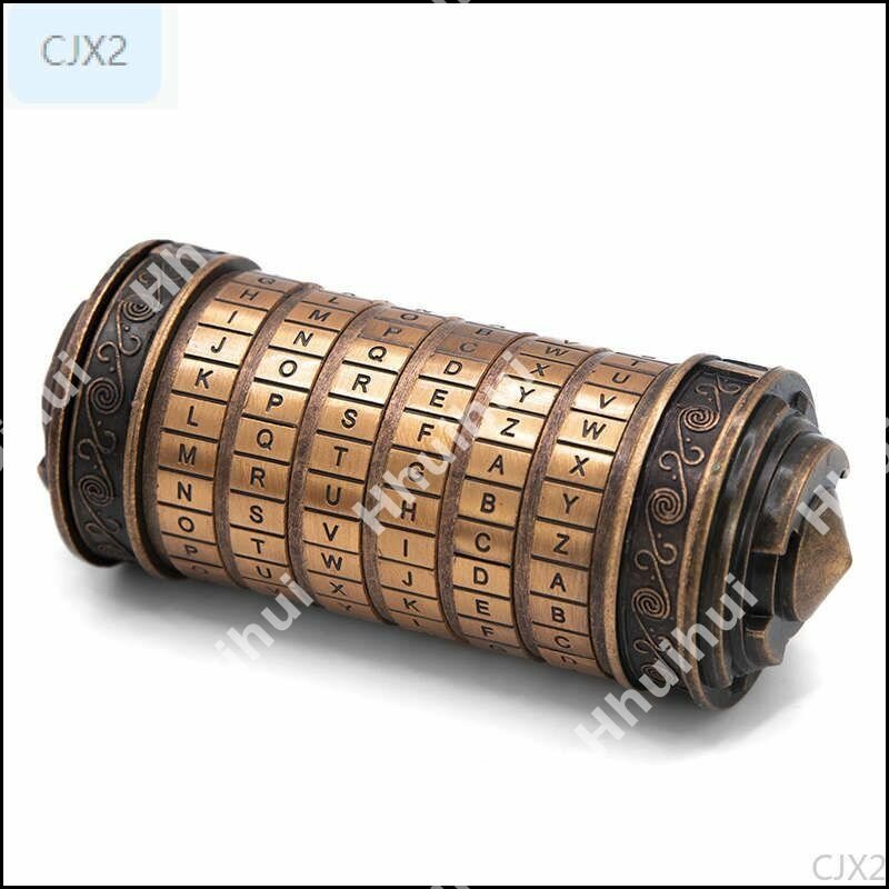 Эксклюзивная головоломка Da Vinci Cryptex CJX2 из металла