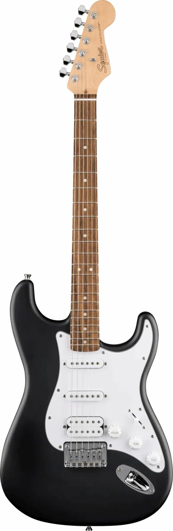 Электрогитара Squier by Fender DEBUT Stratocaster HT HSS черная, накладка грифа лорел