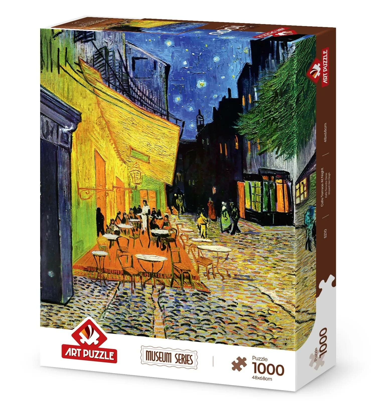 Пазл для взрослых Art Puzzle 1000 деталей, элементов: Терраса кафе ночью