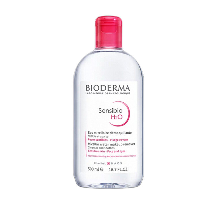 Мицеллярная вода женская BIODERMA Сенсибио H2O для умывания и снятия макияжа, для чувствительной кожи, 500 мл