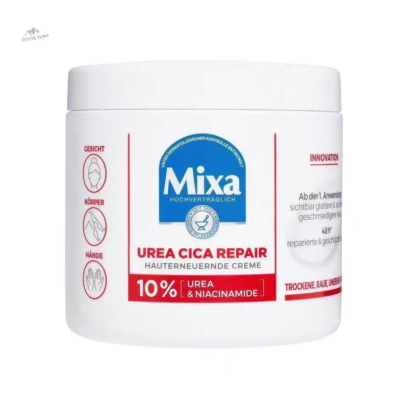 Эмульсия для ухода за кожей Mixa Антивозрастной уход 400 мл для лица тела и рук