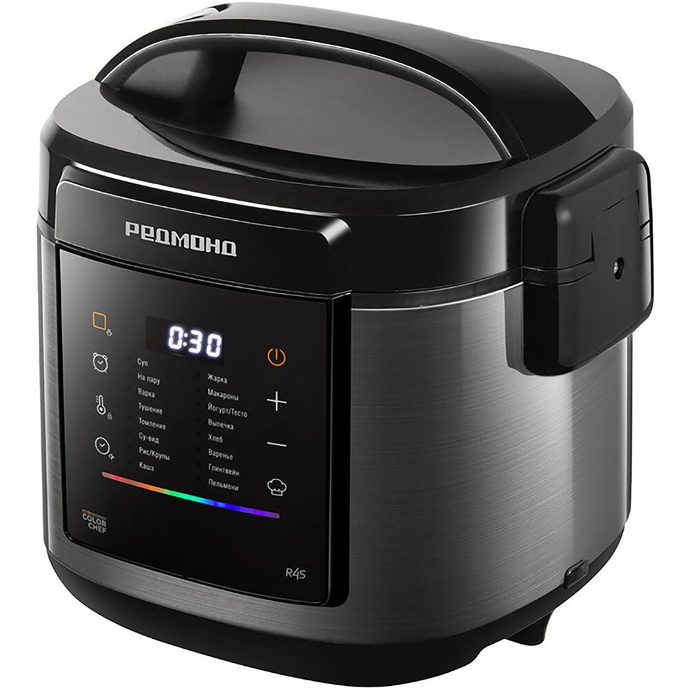 Мультиварка REDMOND MC125S, черная, 18 программ, дистанционное управление