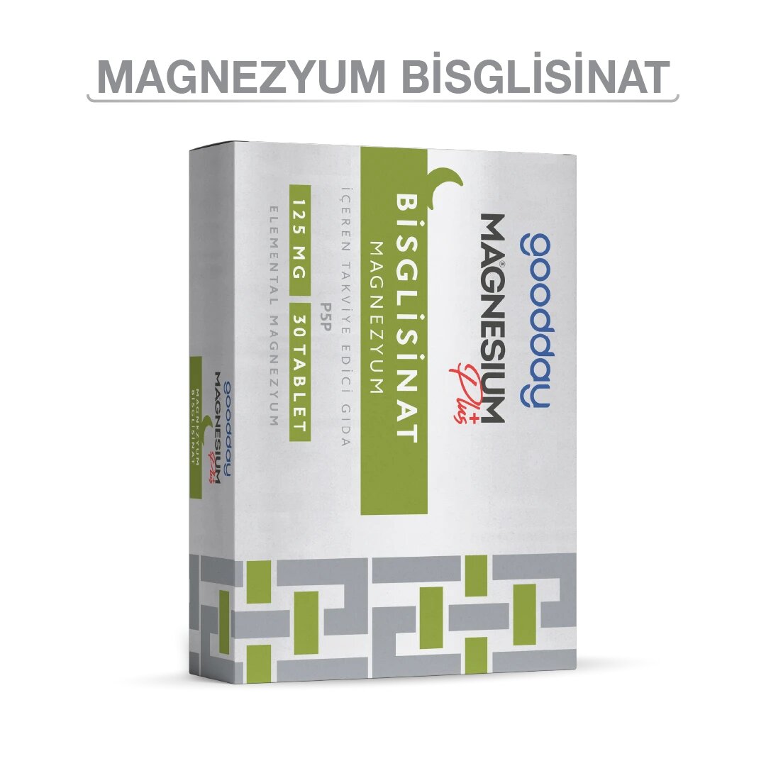 Магний GOODDAY "BISGLISINAT", для снятия стресса и улучшения сна, в пакетиках, 30 шт.