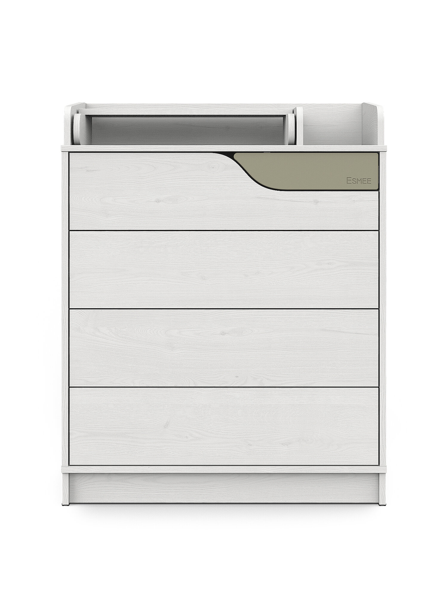 Пеленальный комод "Esmee", ясень тронхейм/оливковый