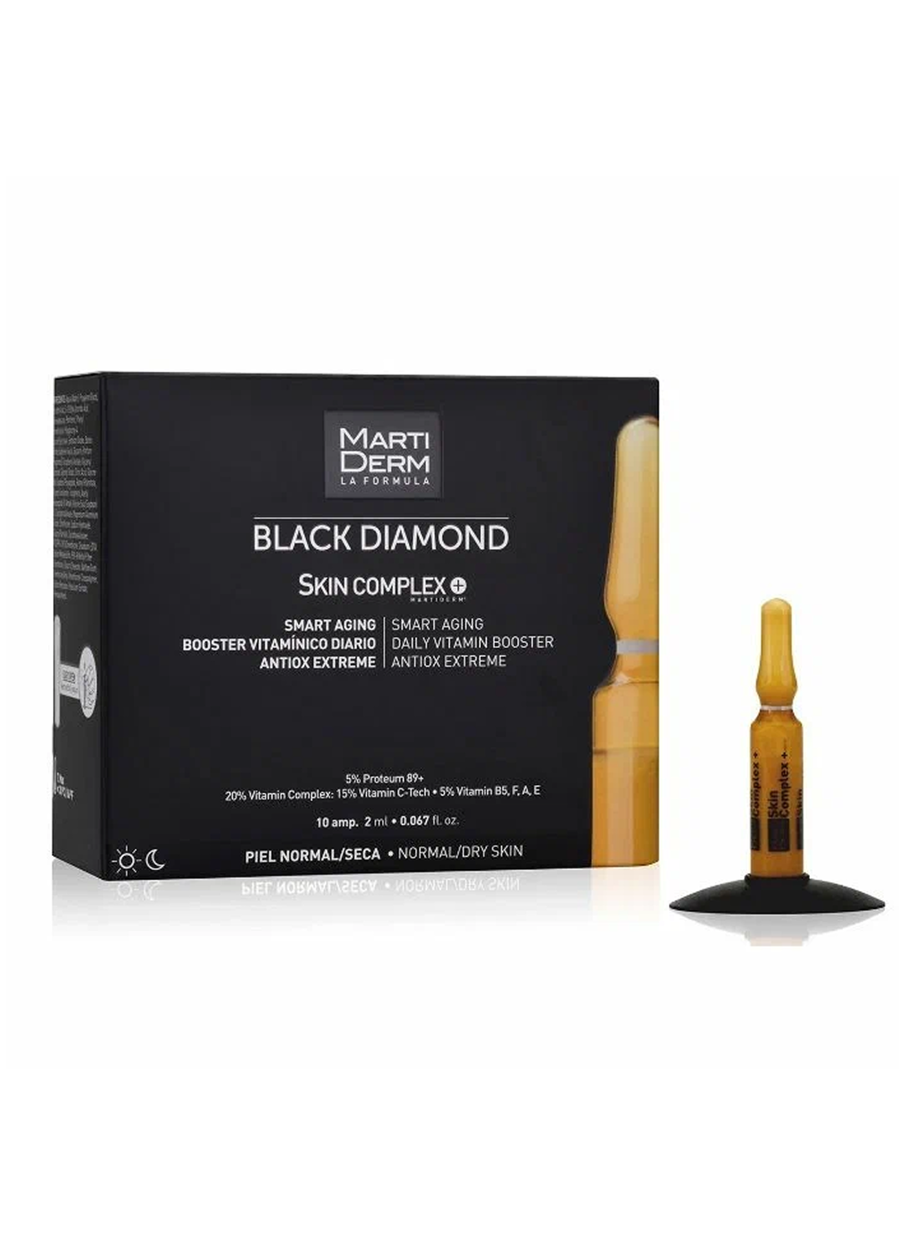 MartiDerm Black Diamond Ампулы Скин Комплекс+ 2мл №10