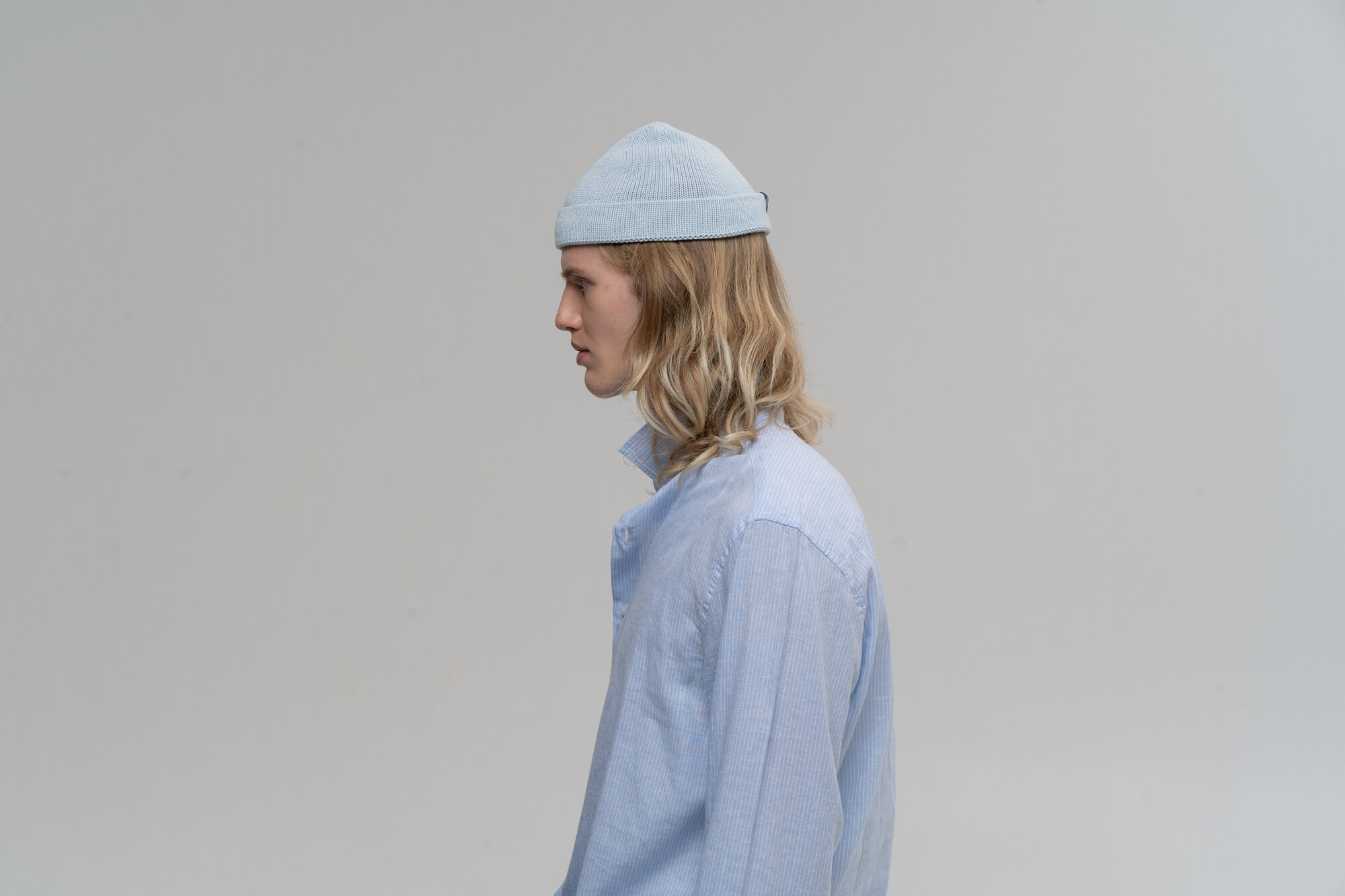 Шапка-бини Check Ya Head для мужчин и женщин, размер ONESIZE, светло-голубой — фото 1