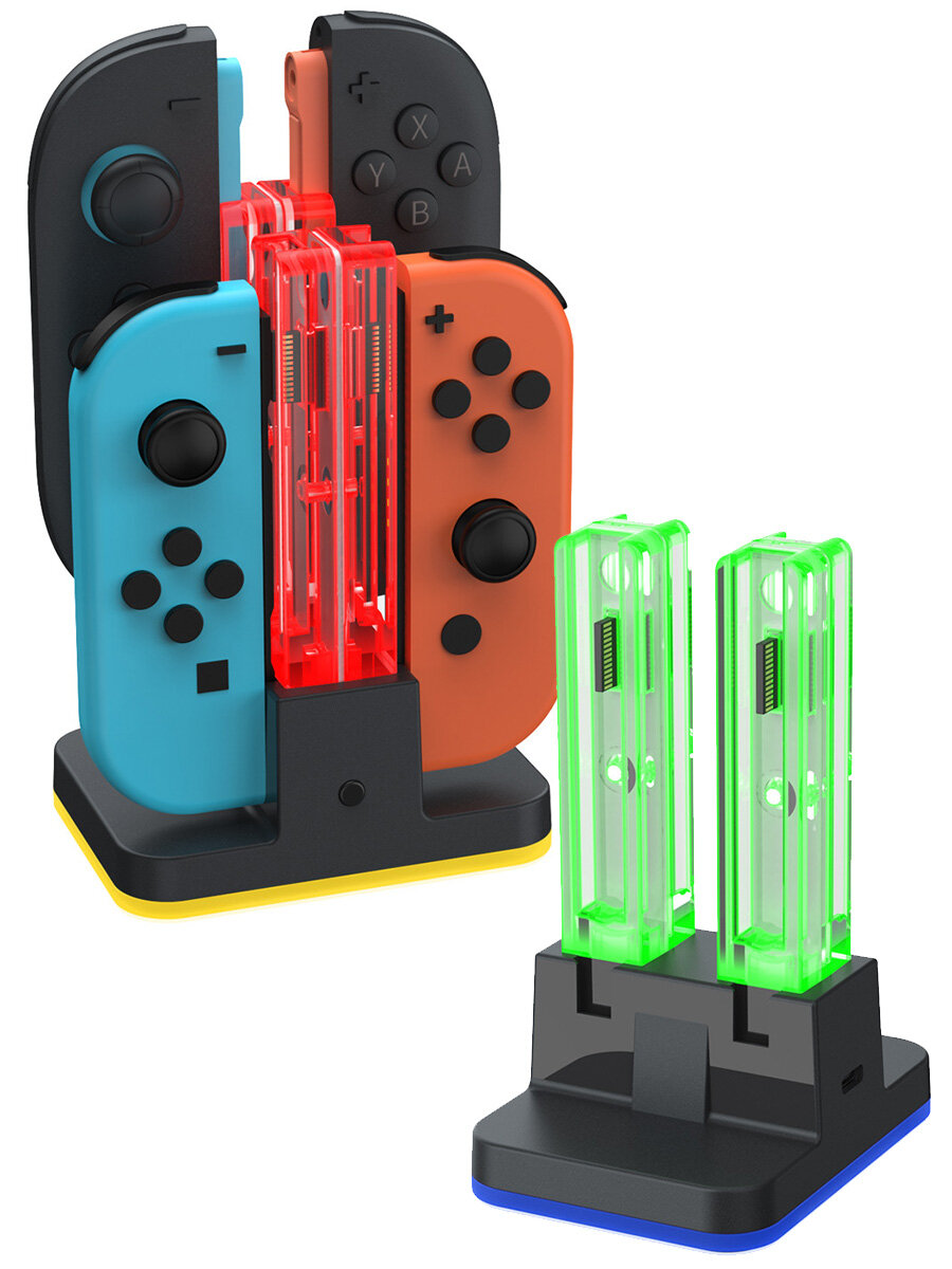 Зарядная станция для контроллеров Joy-Con Nintendo Switch\Switch 2 (Dobe TNS-5125)