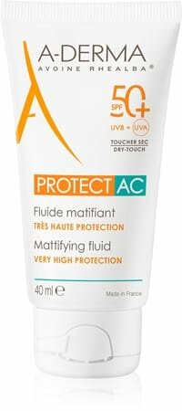 Средство солнцезащитное A-Derma Protect AC Mattifying Fluid, 40 мл
