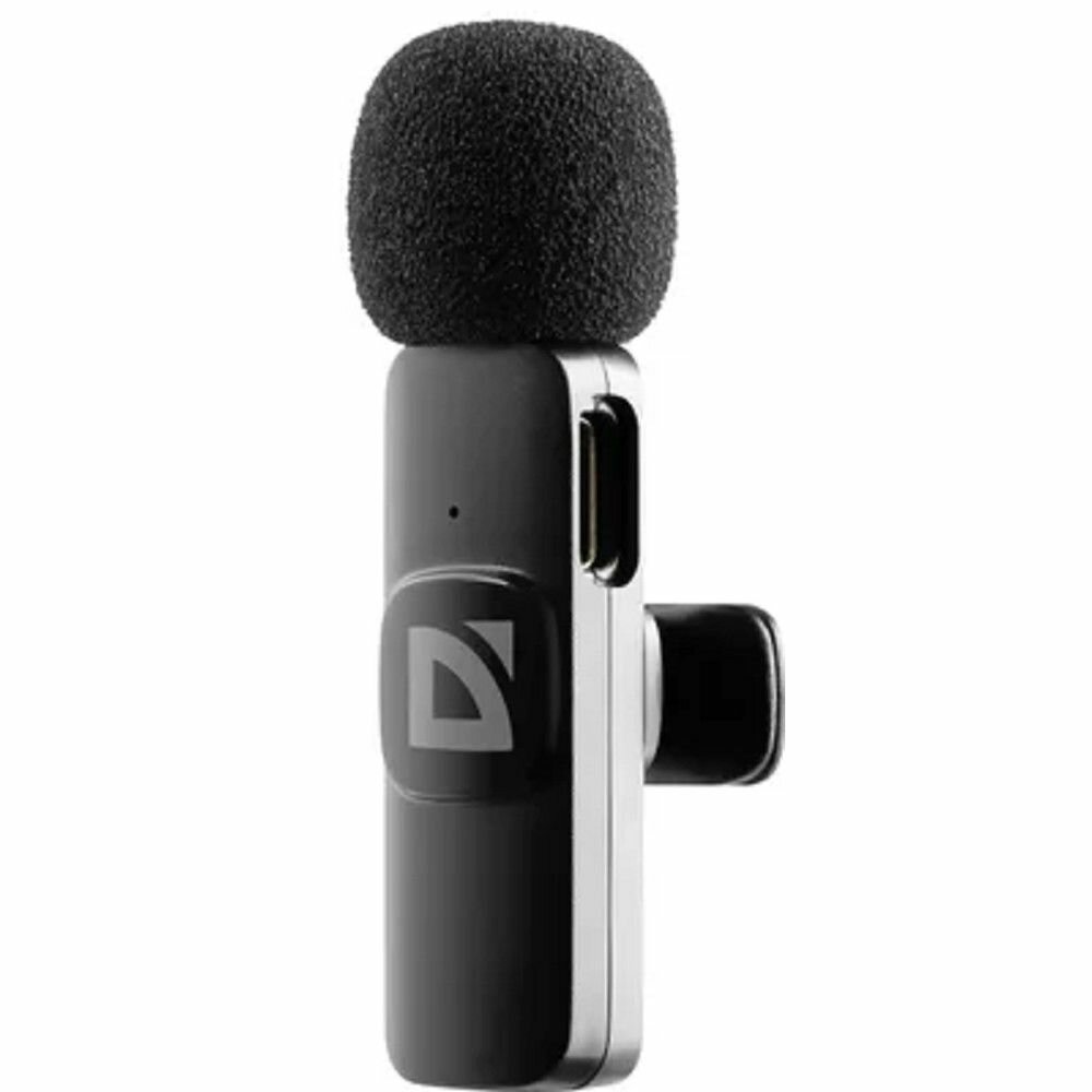 Defender Наушники Петличный микрофон Talky - 137 wrls, черный, на прищепке, 1шт 64137