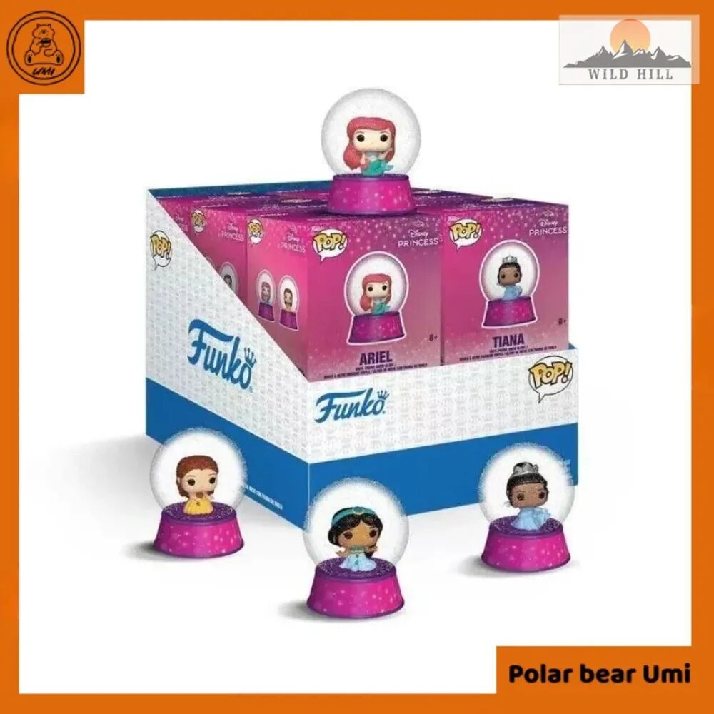 Снежный шар Funko Mystery Minis Snow Globes Disney Princess 1 штука (Exc) 85114/1 шт