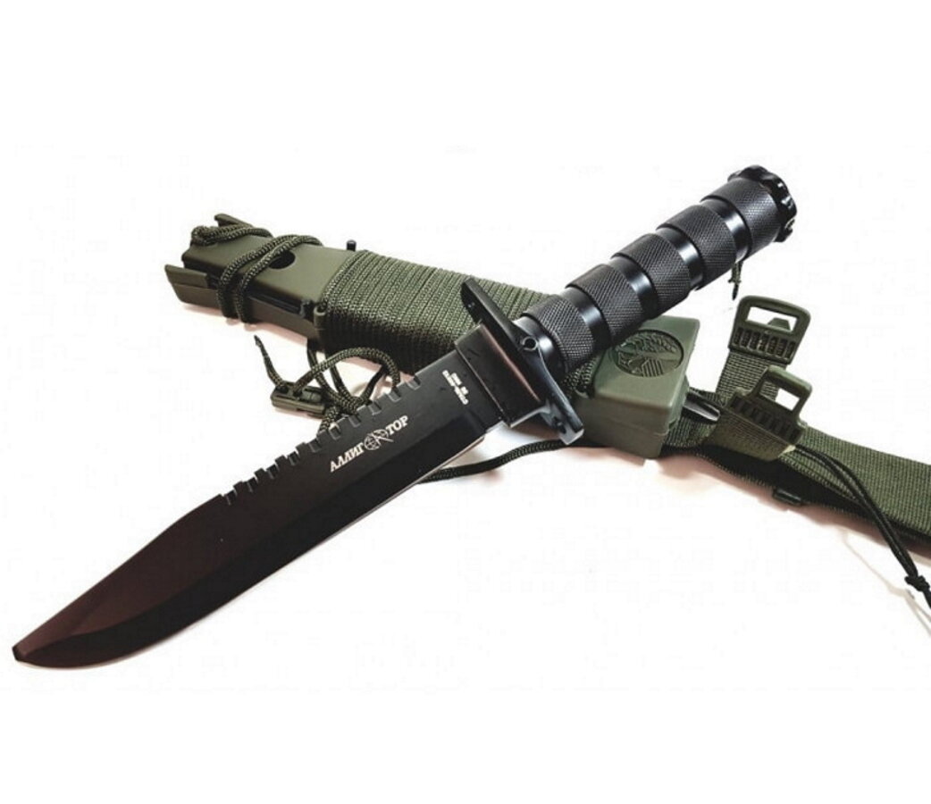 Нож для выживания Аллигатор НК5697 Pirat