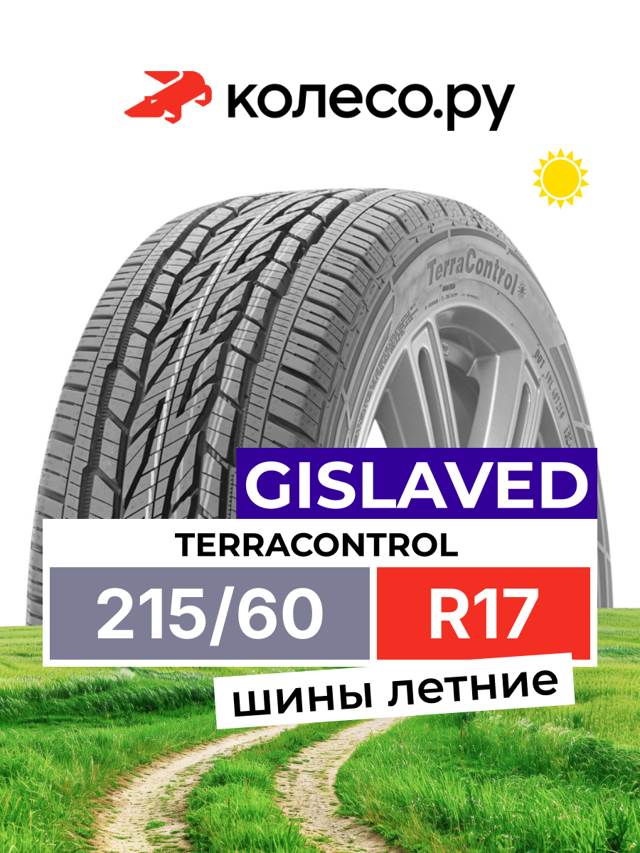 Шины летние Гиславед TerraControl 215/60 R17 96H нешипованная летняя резина