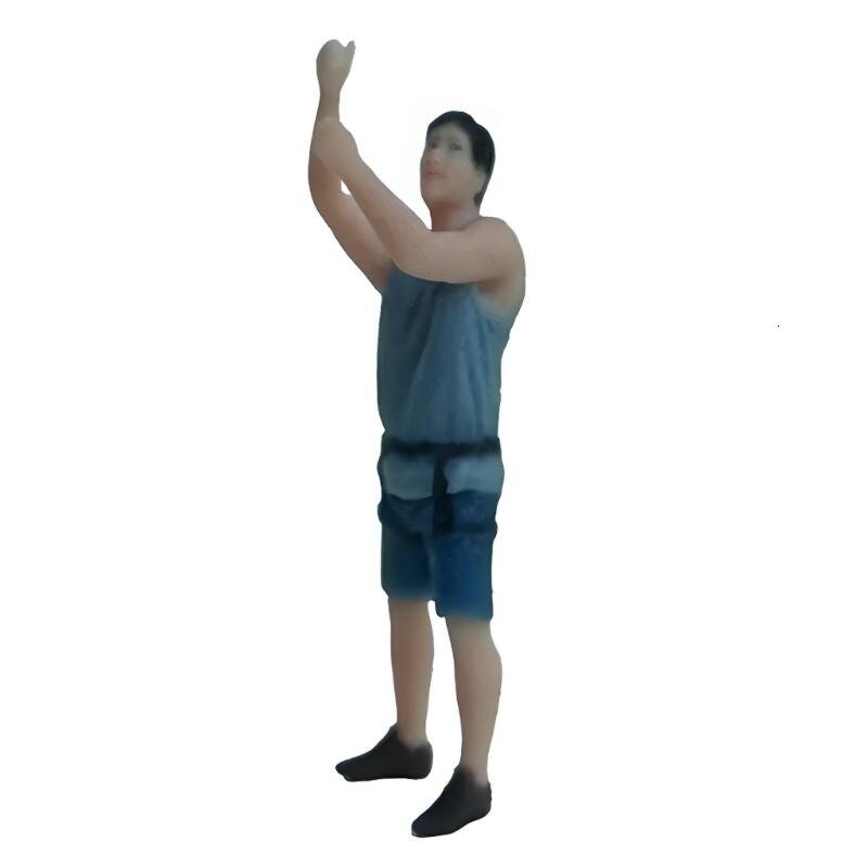 Миниатюрная фигурка скалолаза, Синий