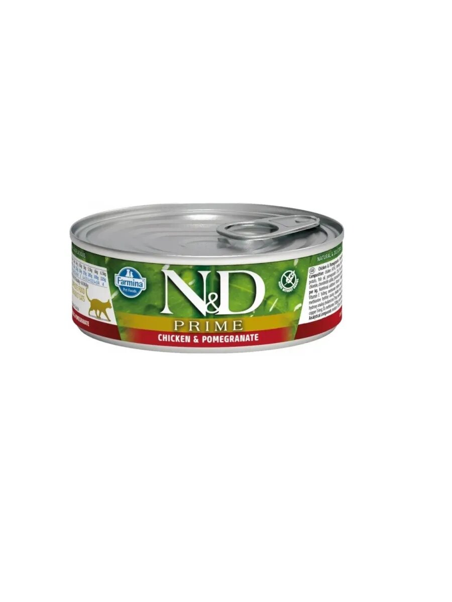 Фармина N&D Cat Prime Консервы курица и гранат, 70г