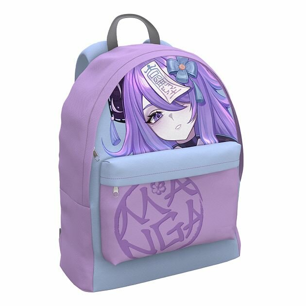 Рюкзак Erich Krause Easy Line "Manga Lilac" 39*29*13 см, фиолетовый