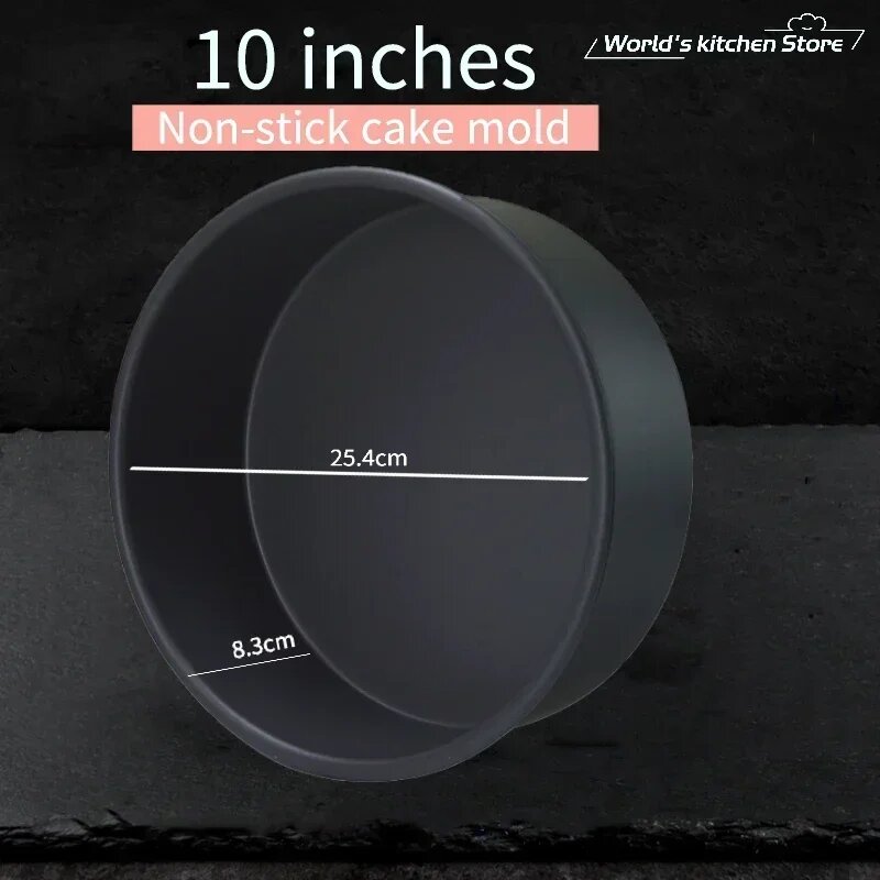 Черная разъемная форма для выпечки 10 дюймов Non-stick