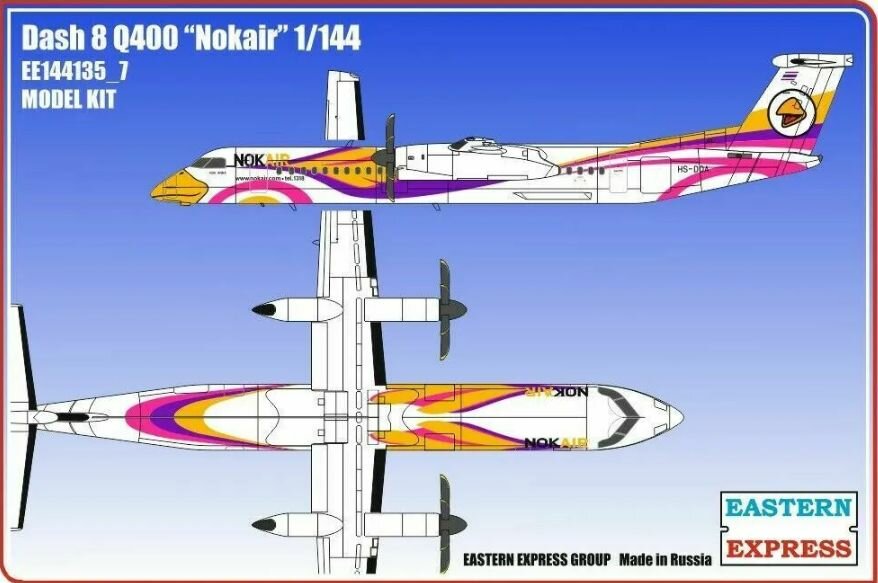 Восточный Экспресс 1/144 Dash 8 Q400 NokAir