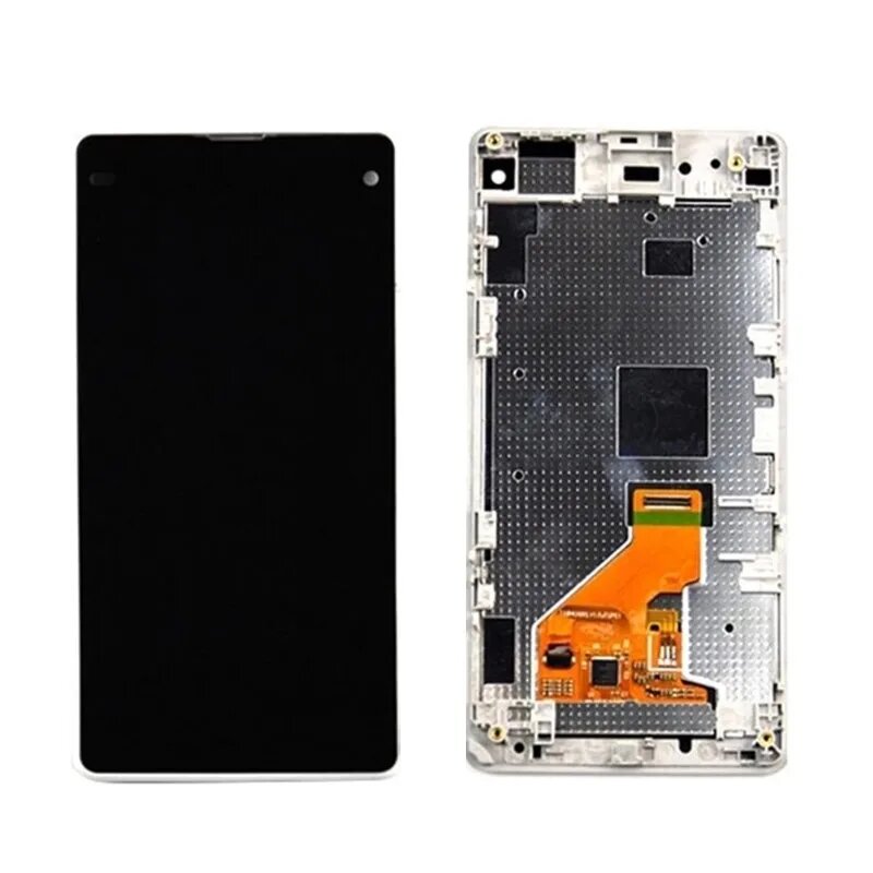 ЖК-дисплей 4,3 дюйма для SONY Xperia Z1 Mini Z1 Compact D5503, ЖК-дисплей, White With Frame