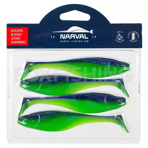 Силиконовая приманка Narval Commander Shad 12cm #025 4шт.